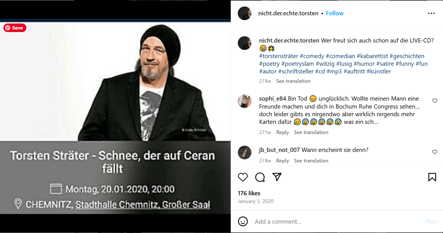 Torsten Sträter Komiker